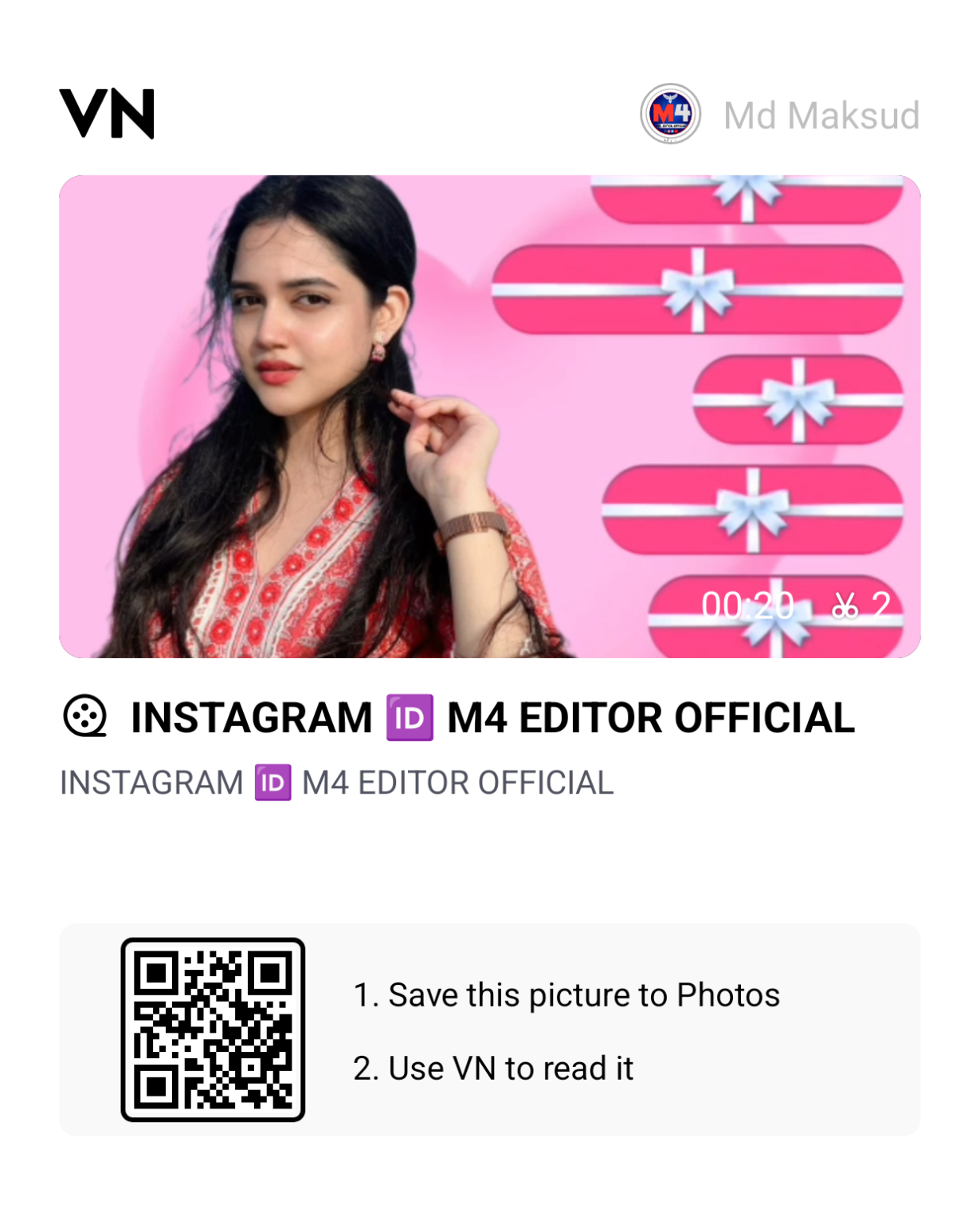Happy birthday Vn Template QR Code Reel54 - MiddleClassBusiness.com